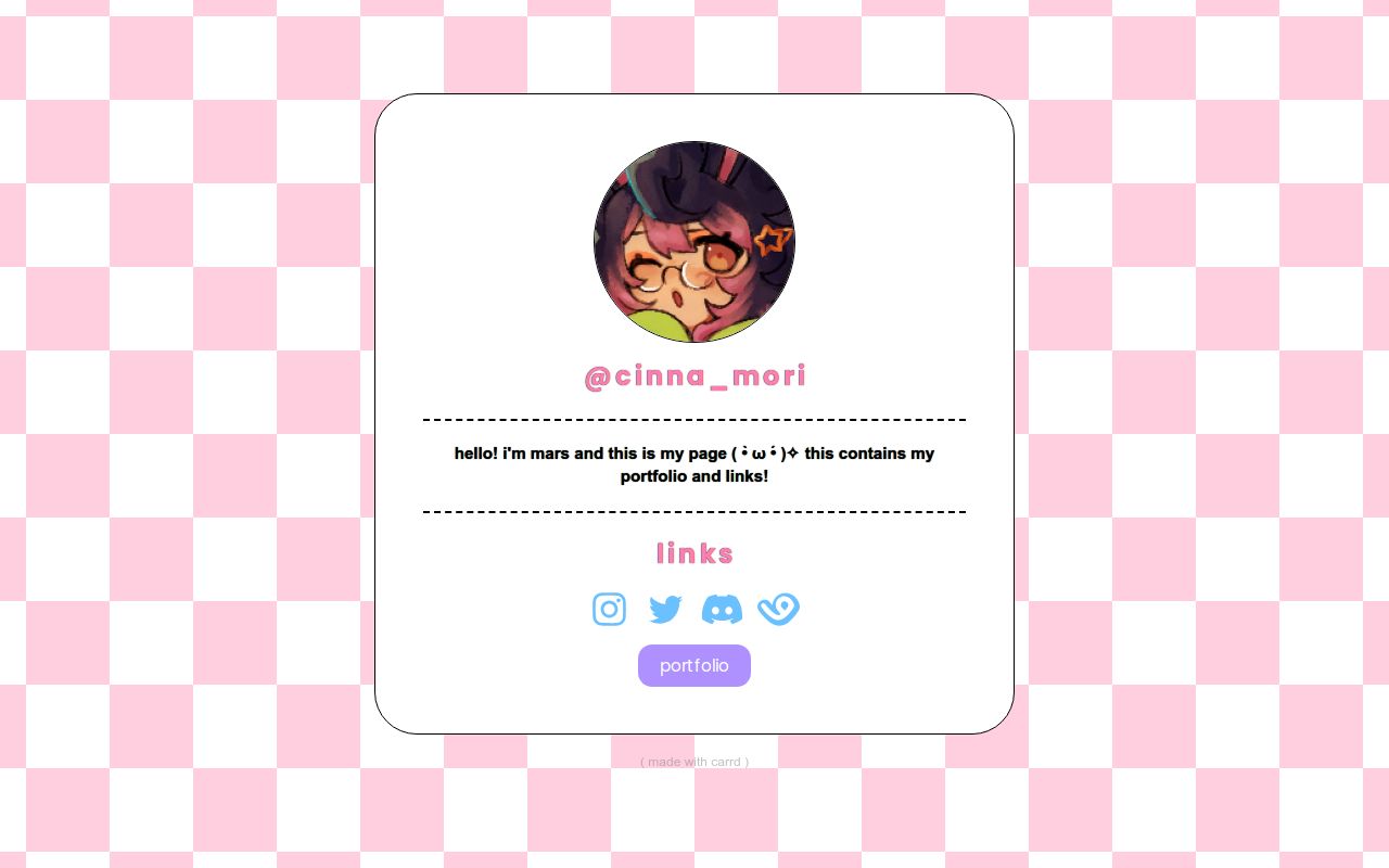 mars' commission carrd